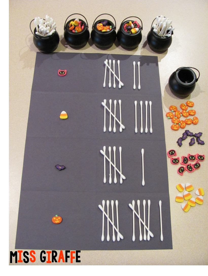 Miss Giraffe's Class: Halloween Math Ideas