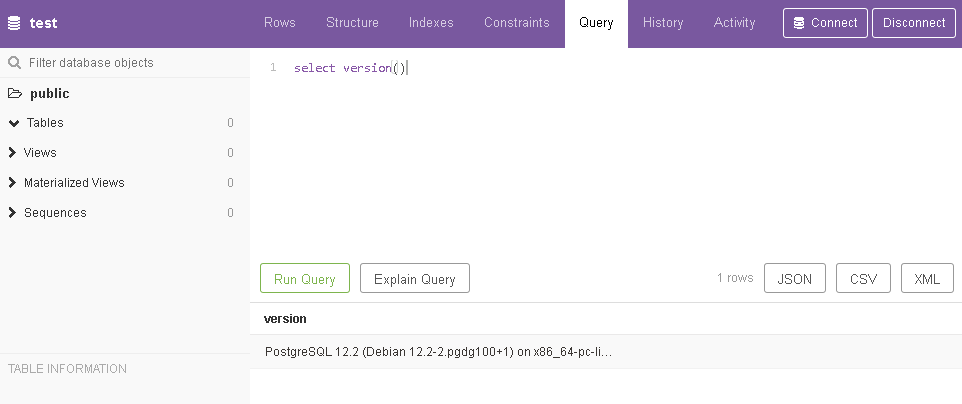 serverあれこれ: Debian 10(Buster)にpgwebをインストールする