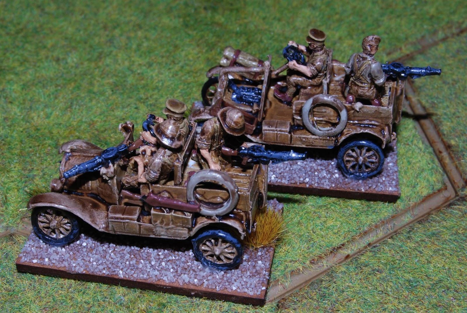 sediment's wargame blog: 20mm WW1 Desert Model Ts