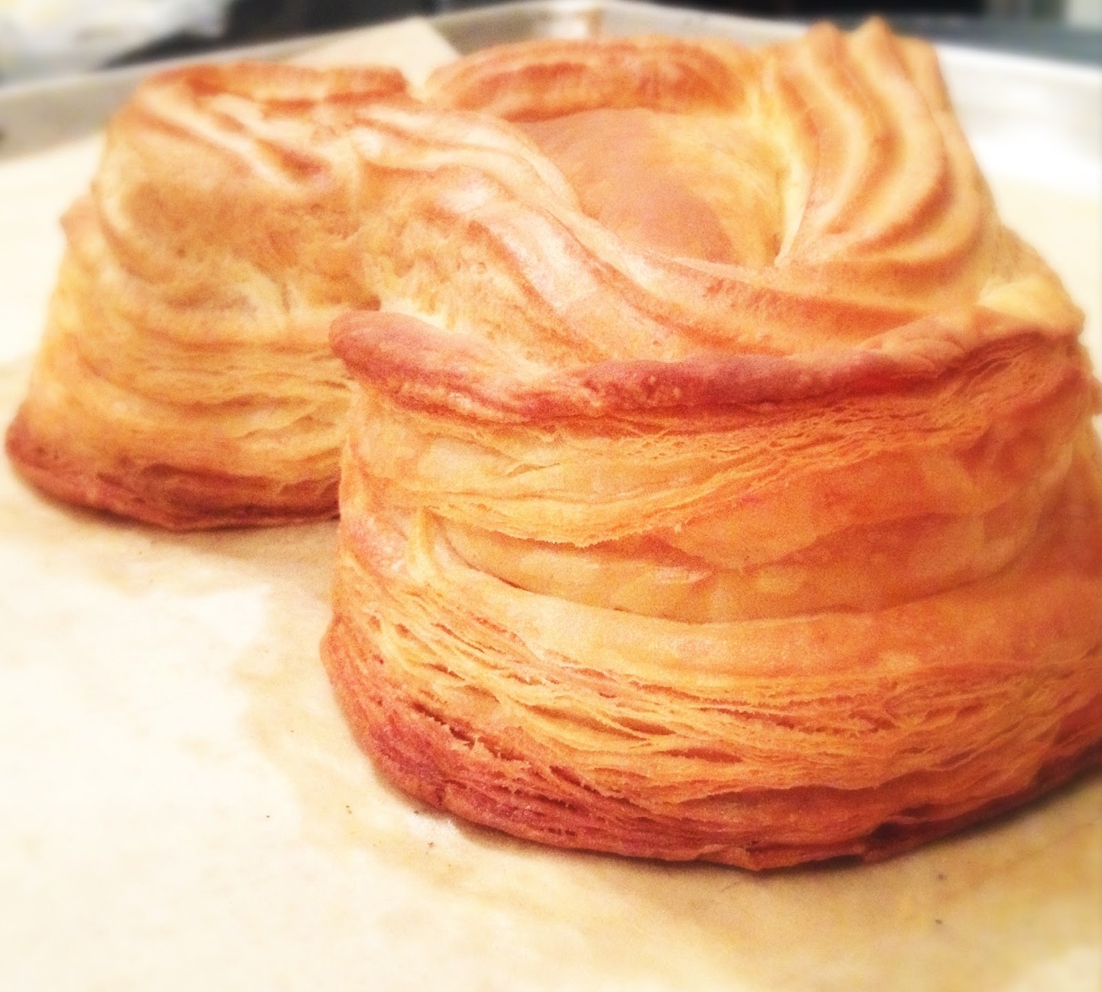 Puffy Hearts: Passionfruit Chiboust Puff Pastry Hearts