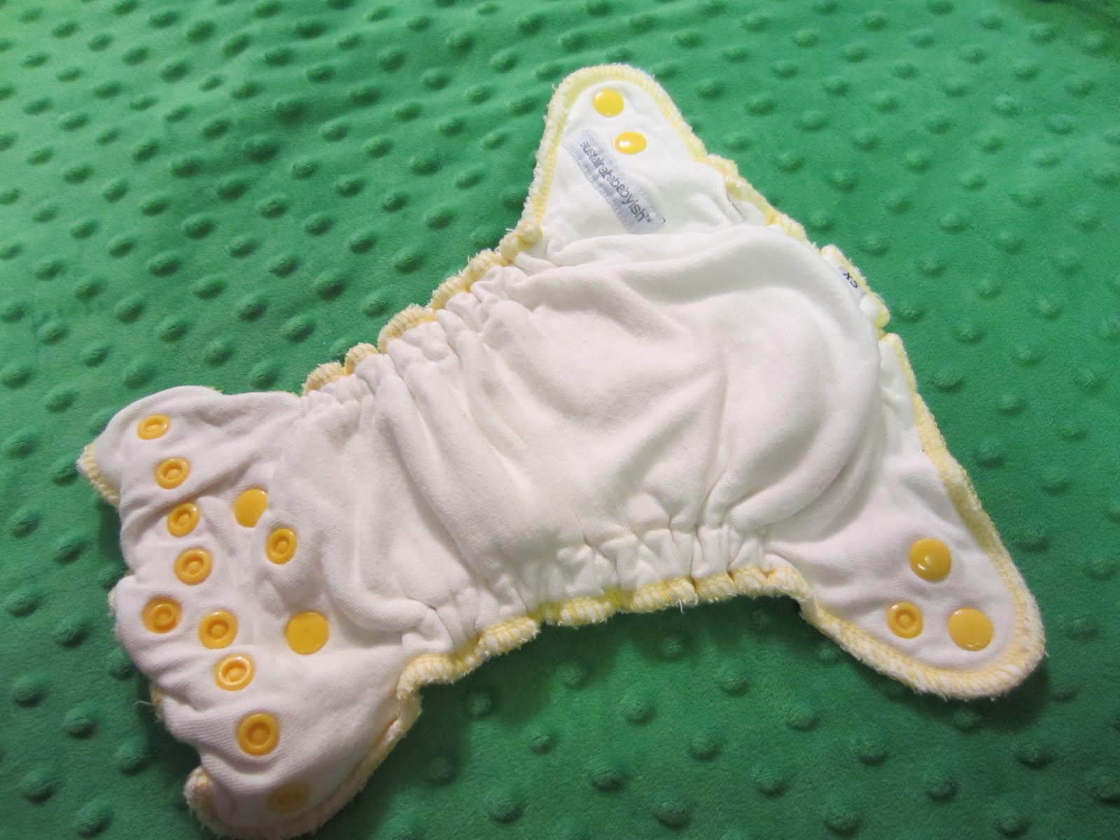 Cloth Diaper Addiction: Newborn Series: SustainableBabyIsh XS OBF