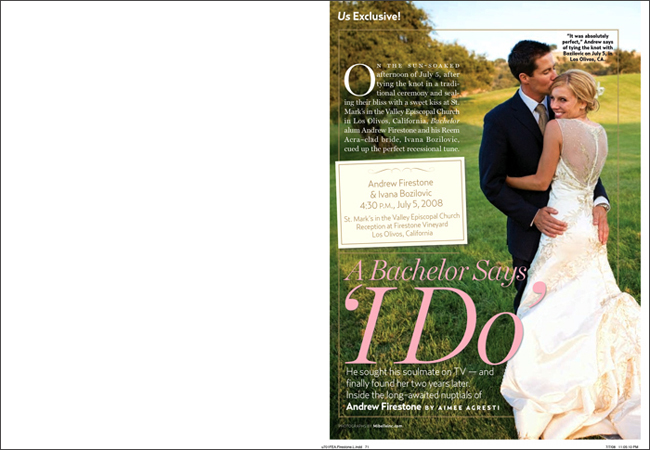 Red Carpet Wedding: Andrew Firestone and Ivana Bozilovic - Red Carpet ...