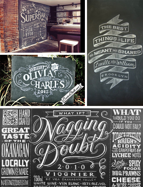 gillyweed: Mosaic Monday... Chalkboard Font