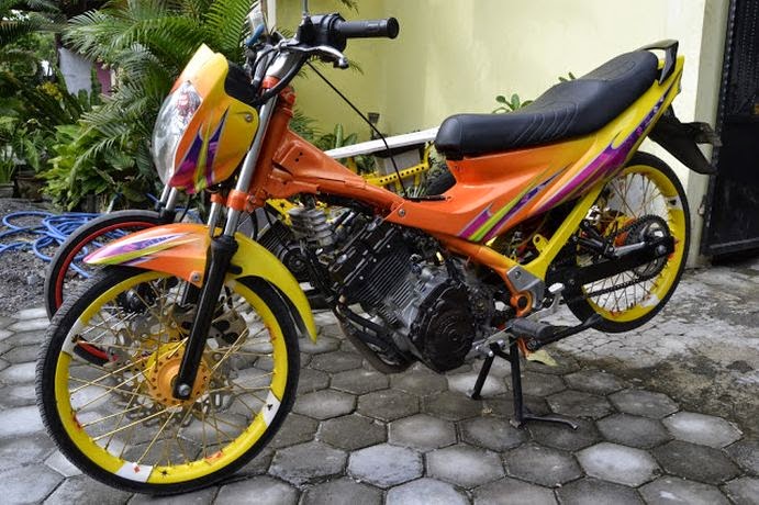 40+ Modifikasi Airbrush Satria Fu Keren Terbaru - Variasi Motor Mobil ...