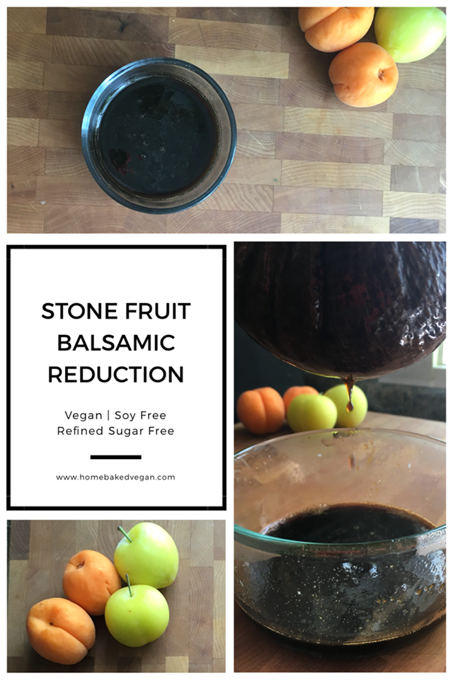 Stone Fruit Balsamic Reduction – The Home Baked Vegan