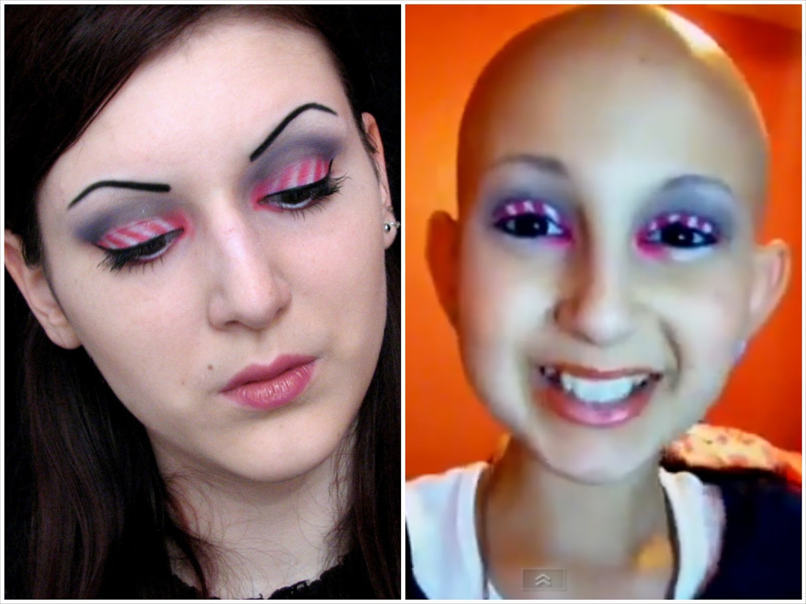 Lena Lednicka: Tribute to TALIA JOY: Candy Cane Eyes [MAKEUP TUTORIAL]
