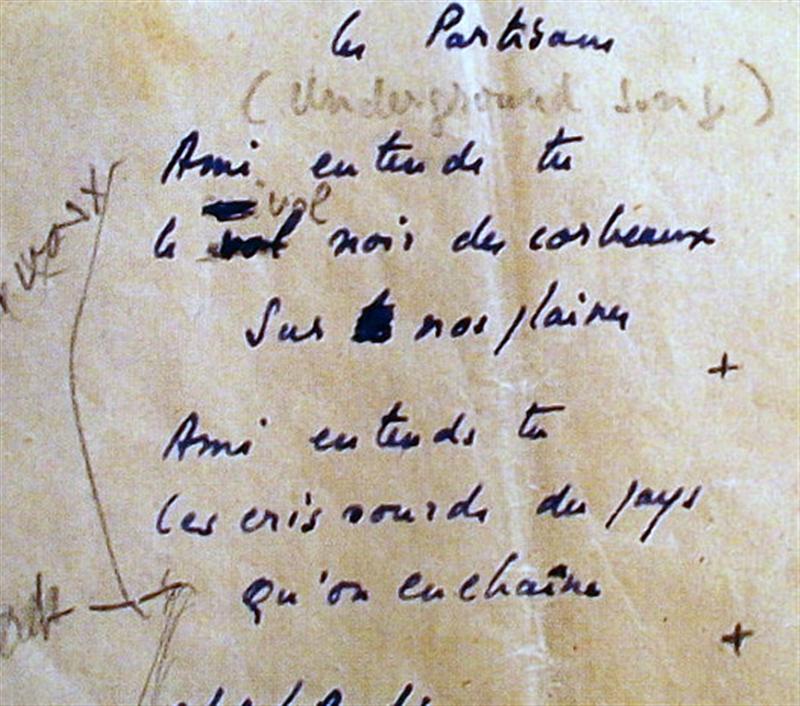 La Resistance Francaise: Le Chant des Partisans