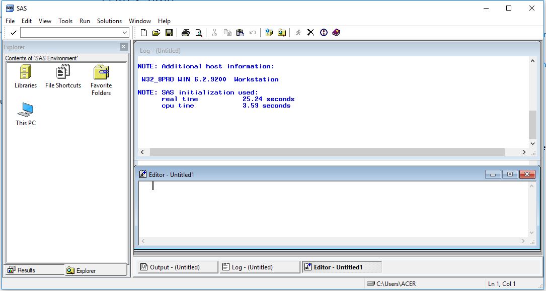 Pengertian dan Penggunaan SAS IML (Interactive Matrix Language) - All about My Hobbies