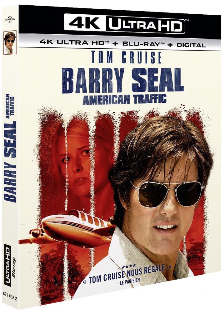 Nouveauté 4K Ultra HD Blu-ray : Barry Seal, American Traffic