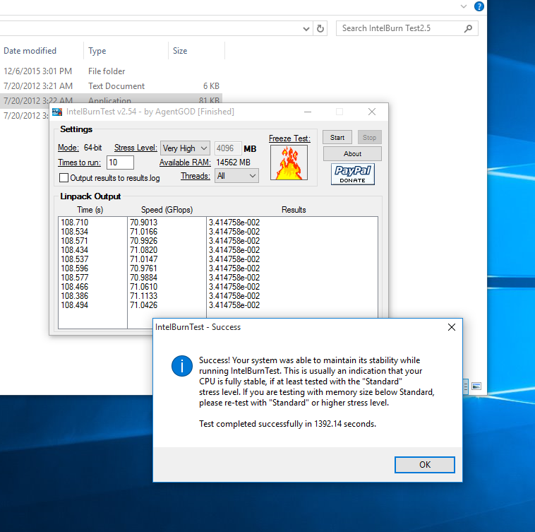 Intel Burn Test - directiondigest