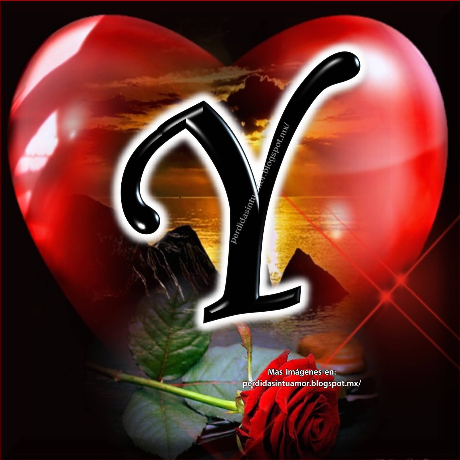 INICIALES Y NOMBRES PARA TI: HERMOSO CORAZÓN CON TU INICIAL