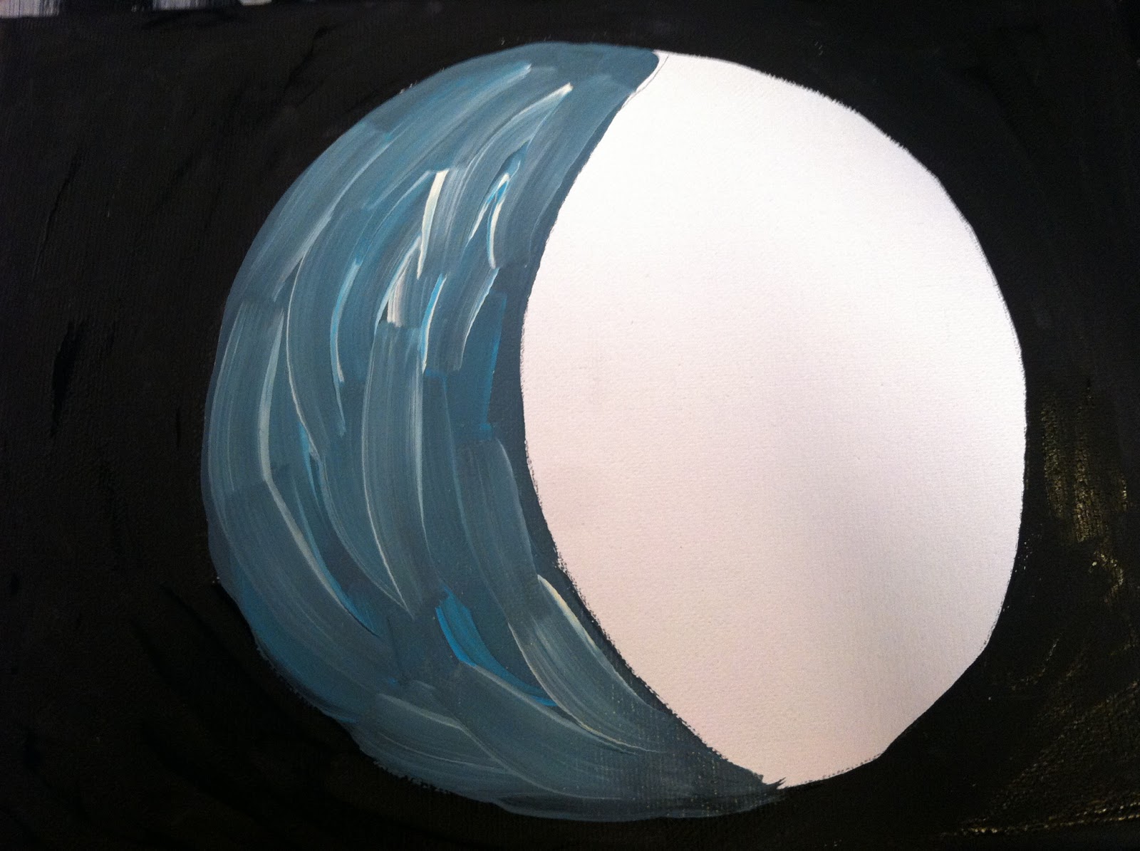 ABC & T: Moon Phases Art Lesson