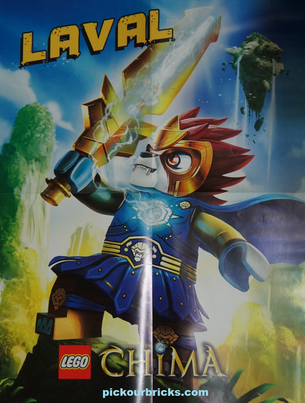 Lego Lion Tribe LAVAL Legends of Chima Poster Unleash The Power ...