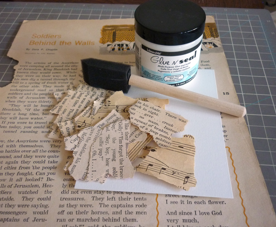 Whiff of Joy - Tutorials & Inspiration: Making patterned paper from old ...