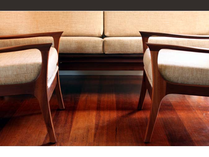 Ringatoi Retro: Don Furniture 3 Piece Lounge Suite - Complete