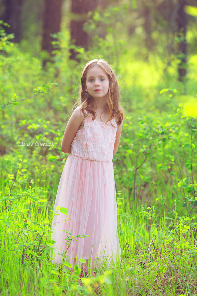 Jana's Creations: The most beautiful 7 yr old I know......