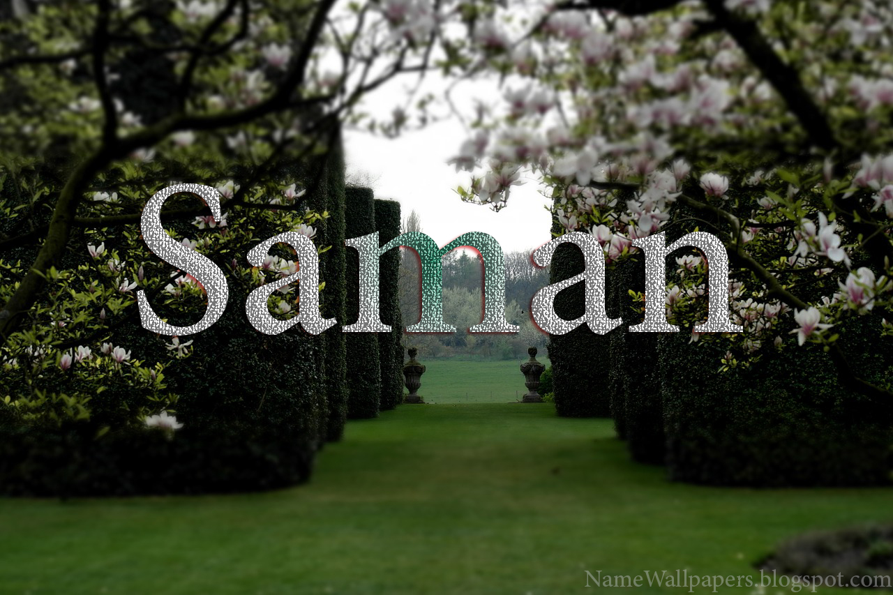 Saman Name Wallpapers Saman ~ Name Wallpaper Urdu Name Meaning Name ...