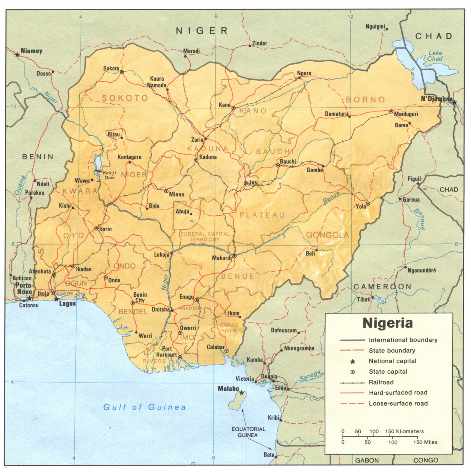MAPS OF NIGERIA