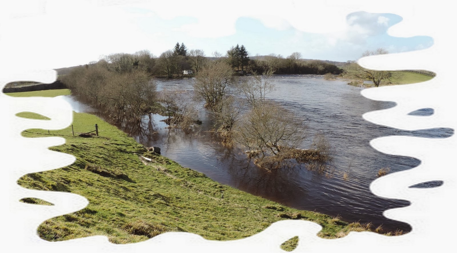 The Glebe Blog: Need some water ? The River Cree in Spate