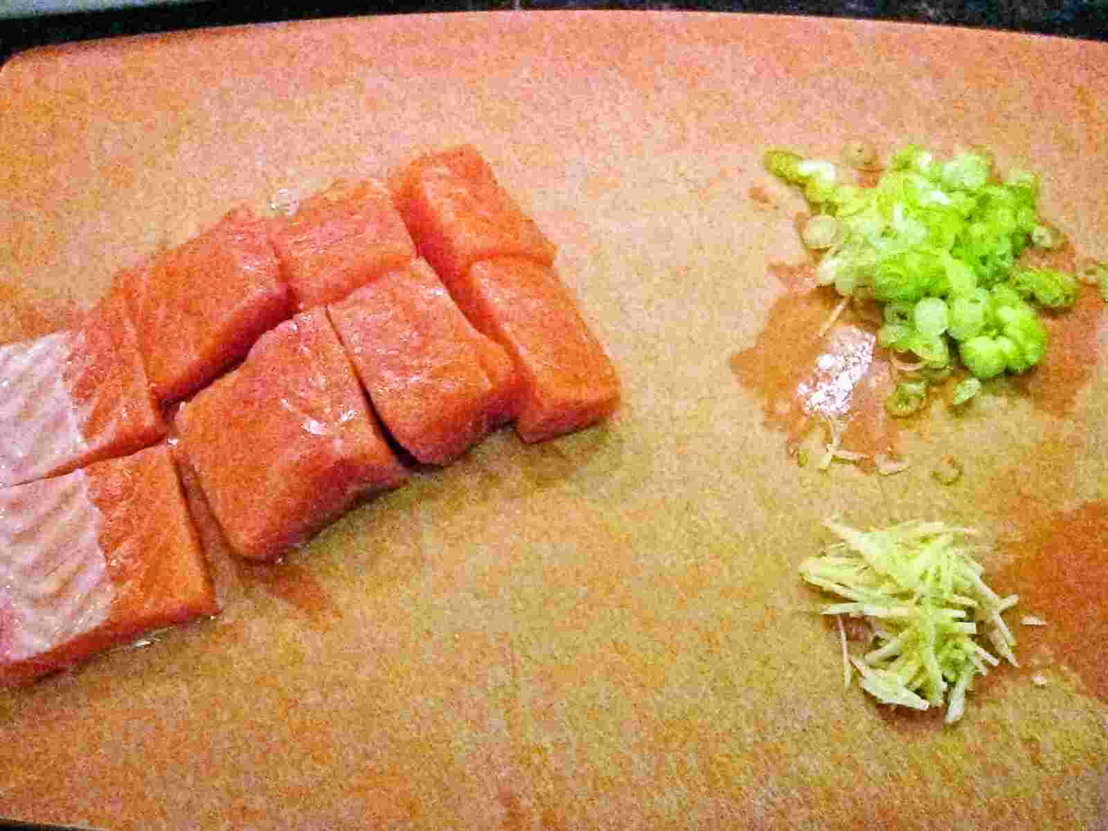 Recipes for Tom: Sake no misoni / salmon simmered in miso sauce