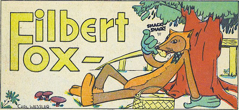 The 1940s Funny Animalphabet: 1940s Funny Animalphabet - F