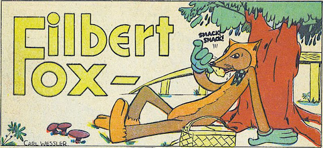 The 1940s Funny Animalphabet: 1940s Funny Animalphabet - F