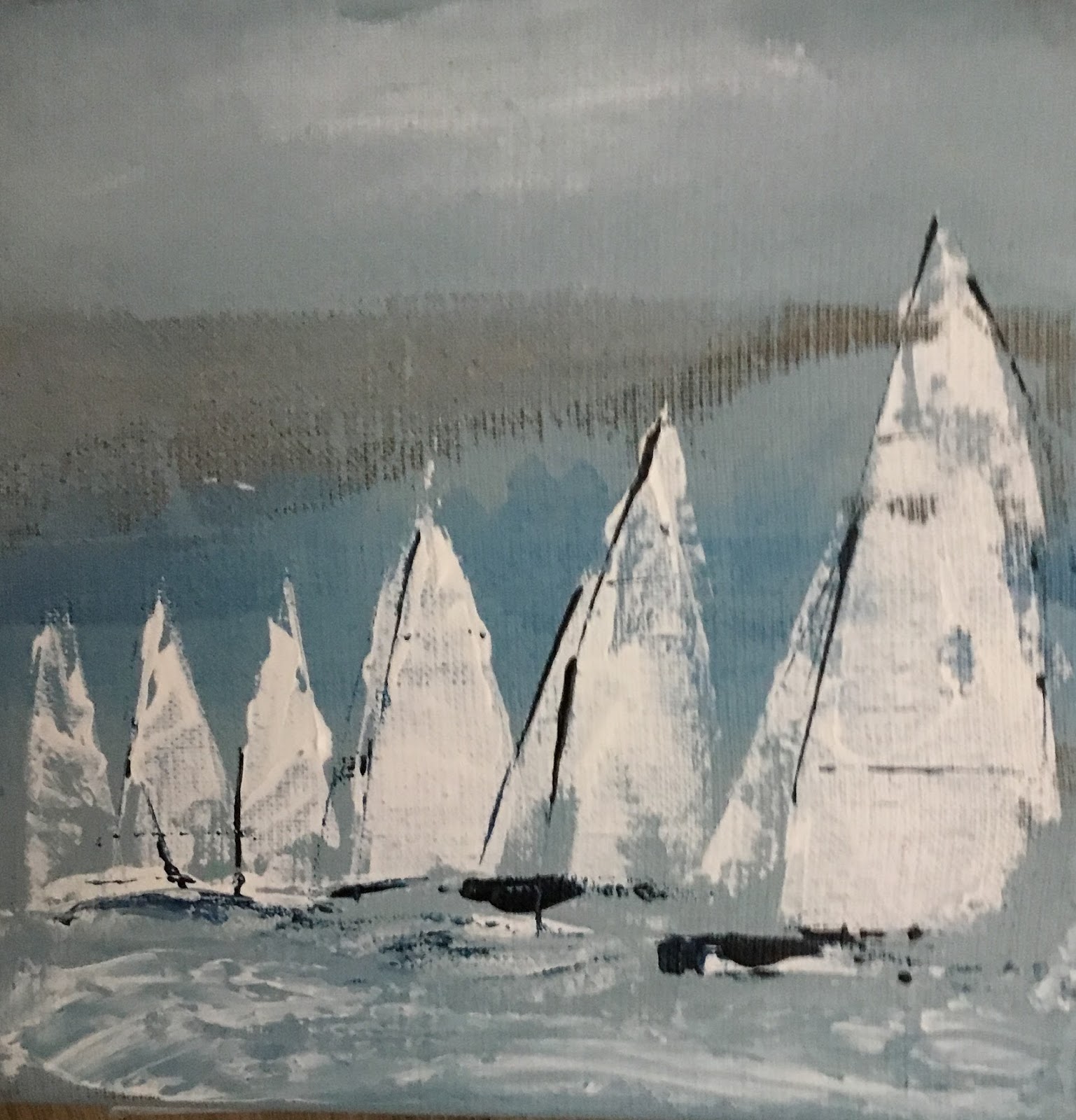 Maritime Kunst | Art of Sailing: Sommer Segeln Segelbilder in Aryl