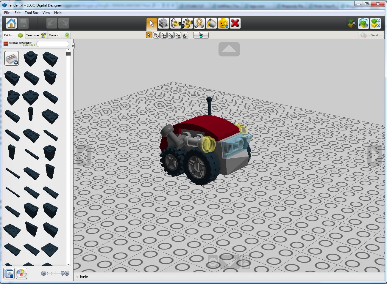 Still Plays With Bricks - A Lego fan blog: LDD to POV-RAY - Making ...