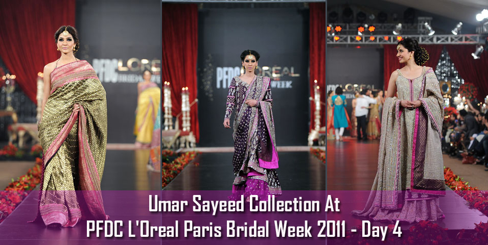 Umar Sayeed Introduced His Collection At PFDC L'Oreal Paris Bridal Week ...