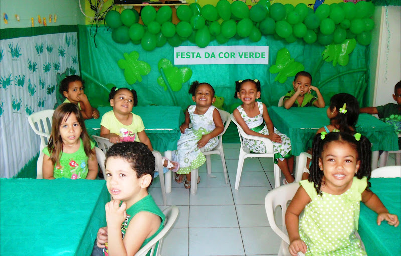 Blog Geração 10: FESTA DA COR VERDE