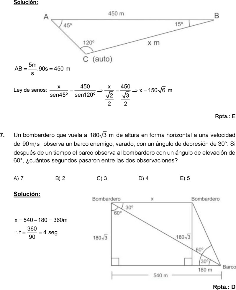 RESOLUCION DE TRIANGULOS OBLICUANGULOS EJERCICIOS RESUELTOS PDF