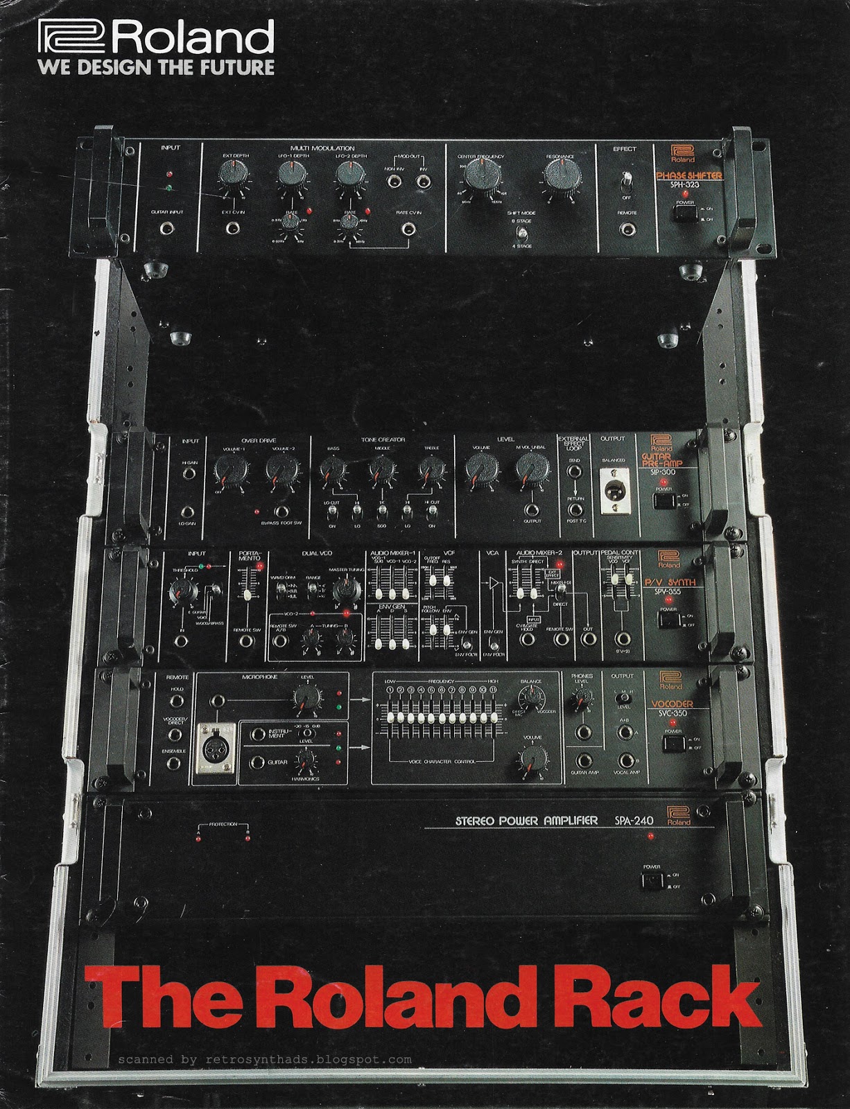 Retro Synth Ads: Roland "The Roland Rack" catalog, May 1980
