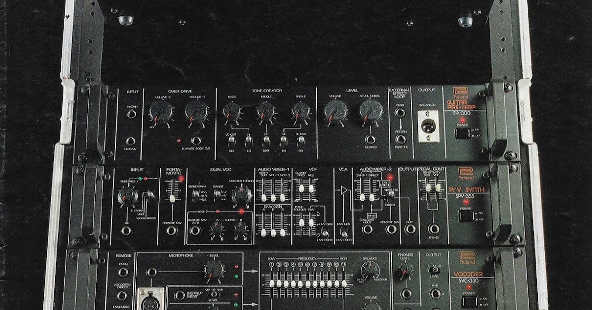 Retro Synth Ads: Roland "The Roland Rack" catalog, May 1980