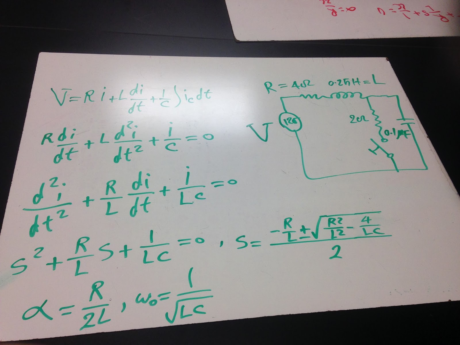 Engineering 44 tnguyen: DAY 17: Natural Response RLC Series and ...