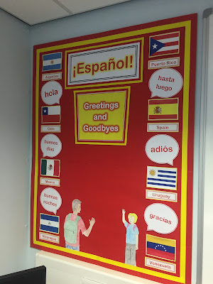 The Yorkshire Teacher: Spanish Display Completed!