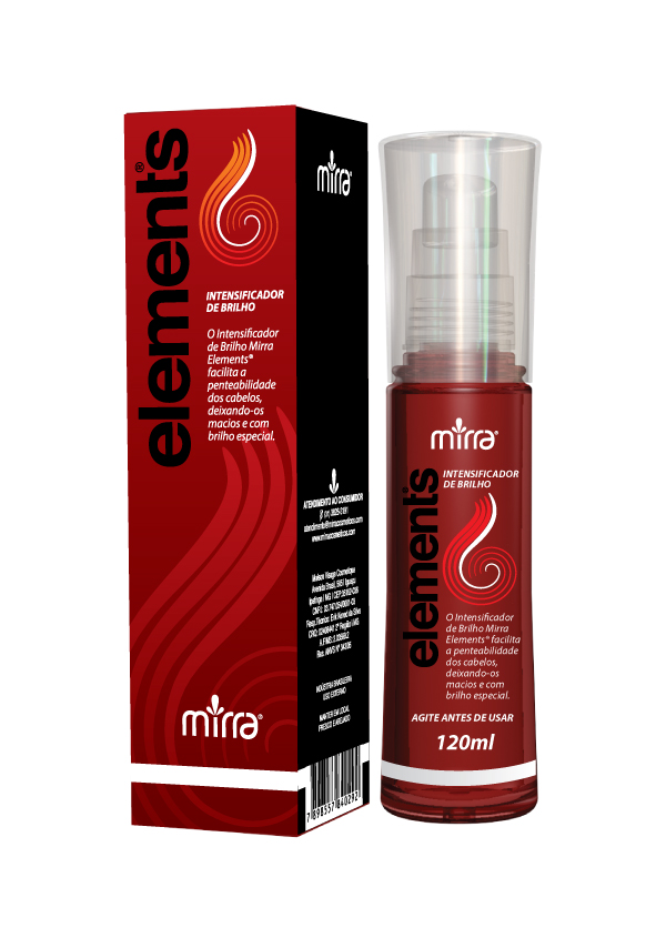 Café c/ Design Publicidade: Novo Intensificador de Brilho Mirra Elements