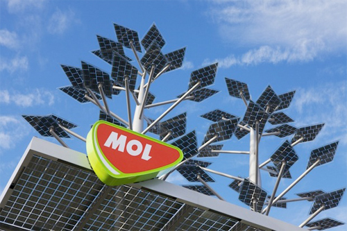Roadside Retail: MOL promotes eco-sustainability with solar tree petrol ...