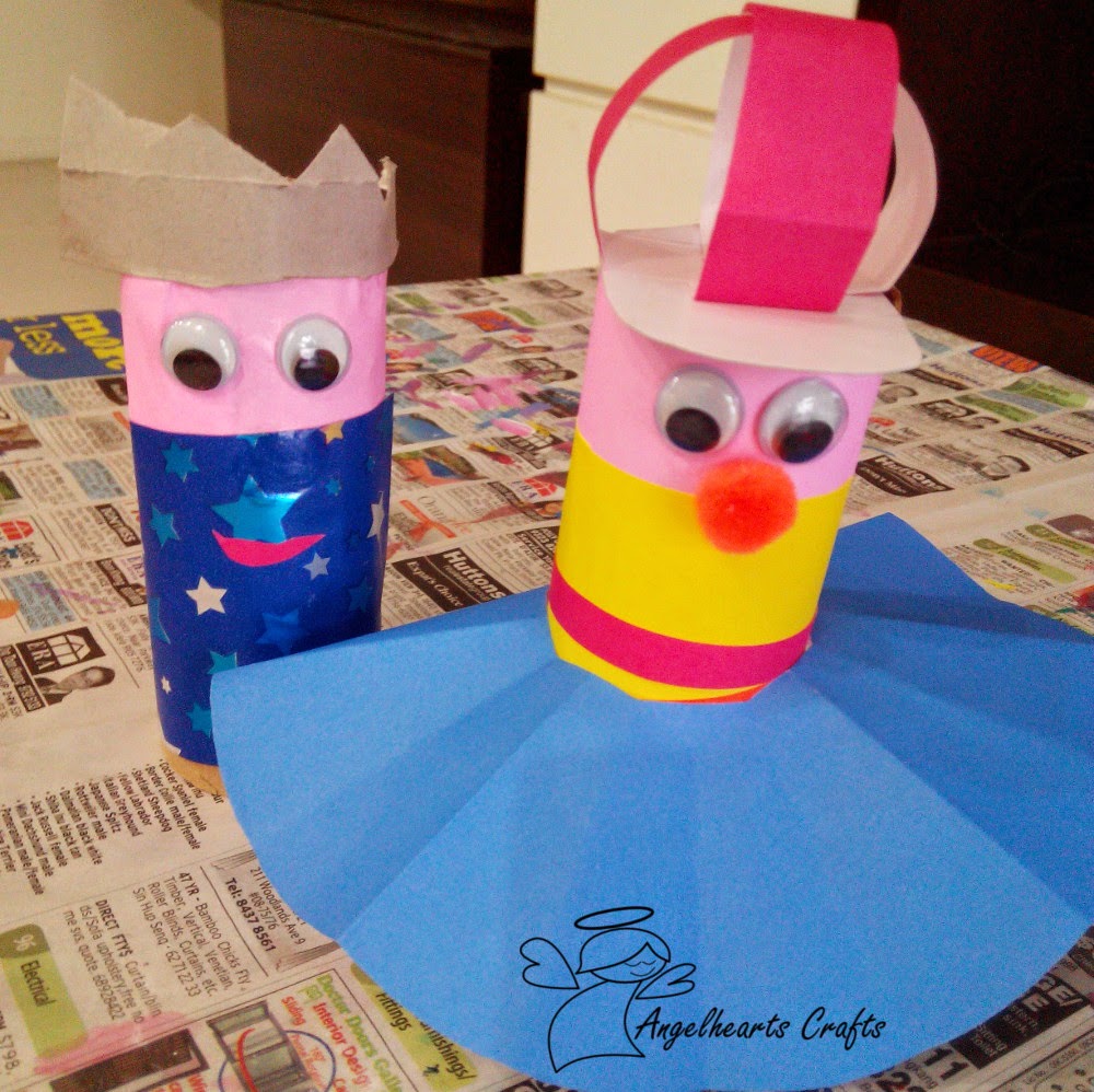 Angel Hearts Crafts: Toilet Roll People