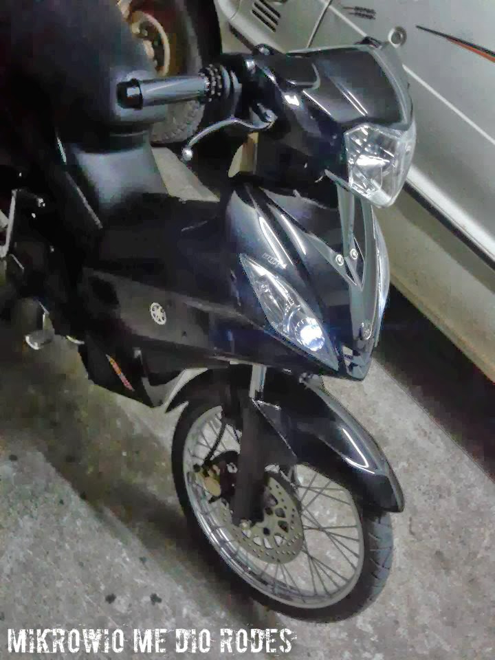 Mikrowio me dio rodes: Yamaha Crypton X 160cc Malossi