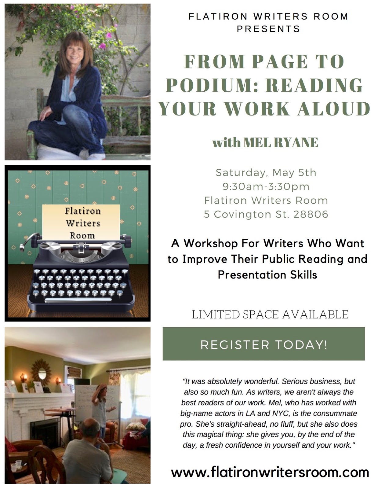 MEL RYANE: Appearances