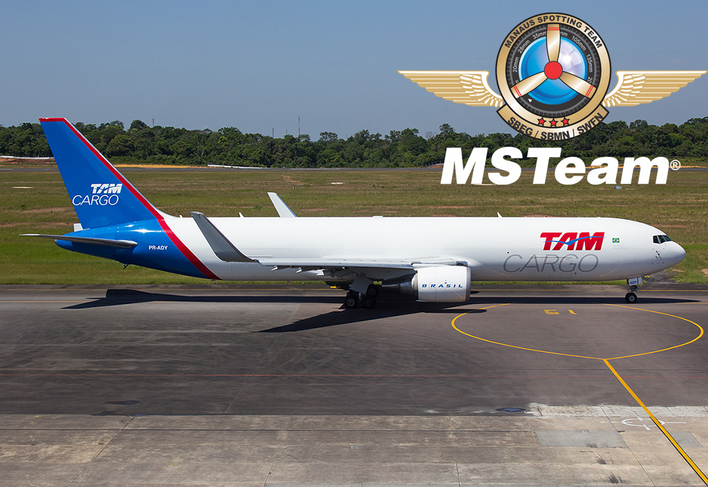[FOTOS] Boeing 767-300F TAM Cargo em MAO | Manaus Spotting Team