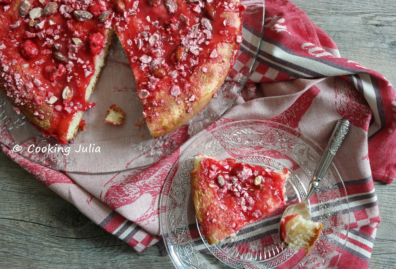 COOKING JULIA : TARTE BRIOCHÉE AUX PRALINES ROSES (OCTOBRE ROSE)