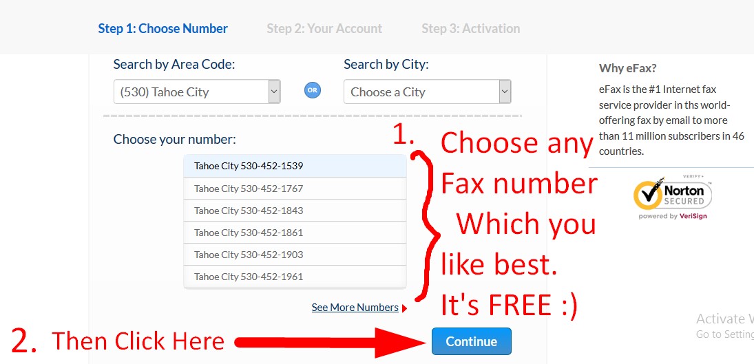 FREE eFax 30 Days Trial