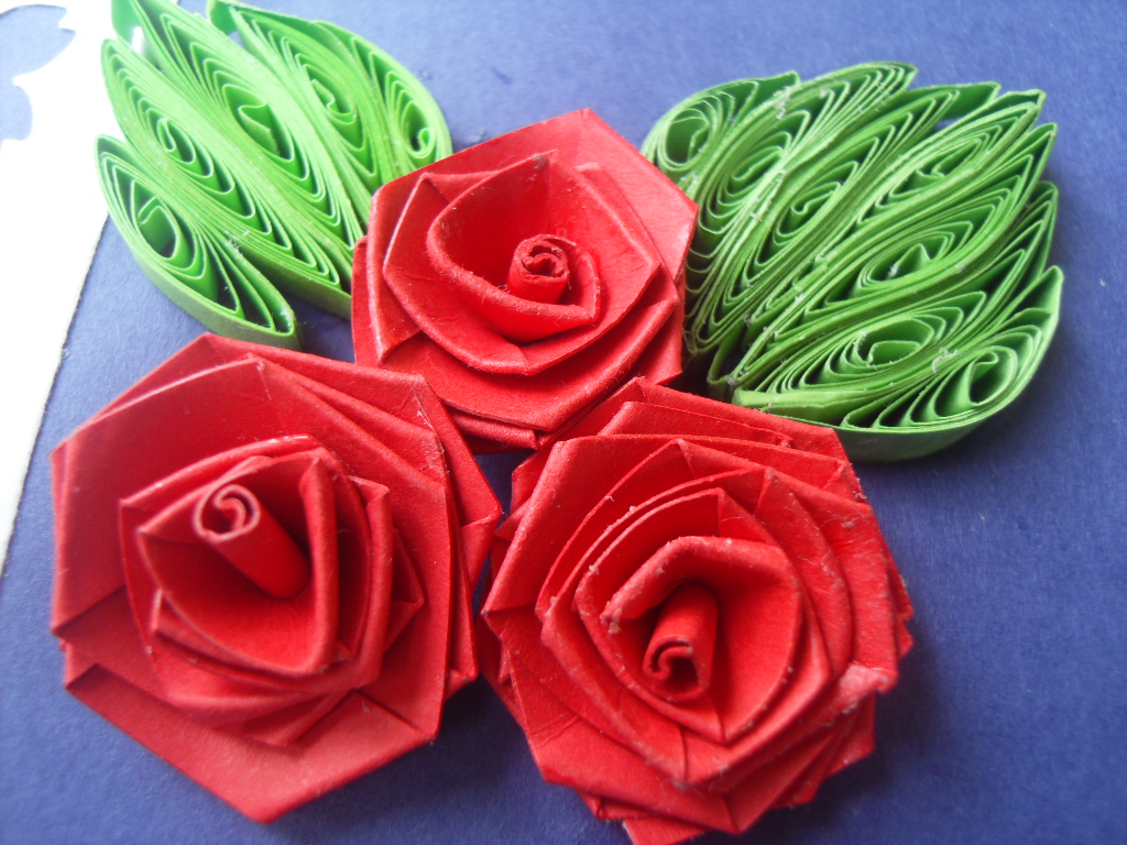 Quilling Art: Quilled Roses