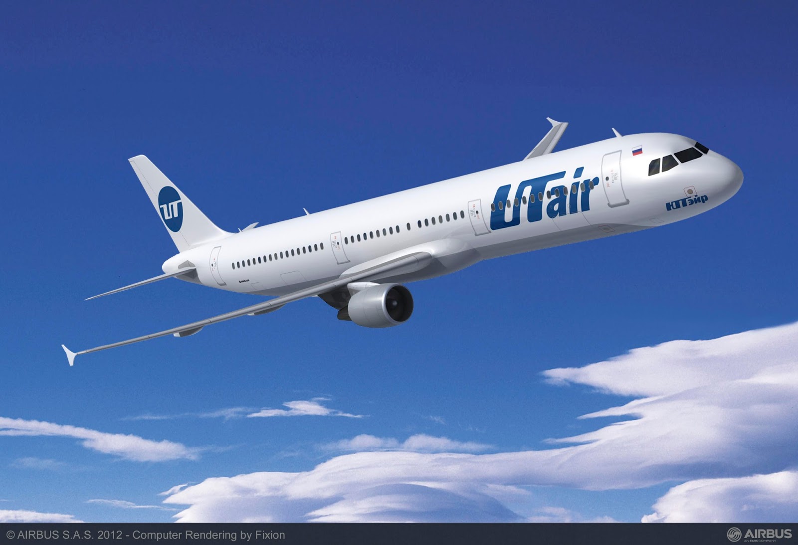 UTair faz a entrega de seu primeiro Airbus A321