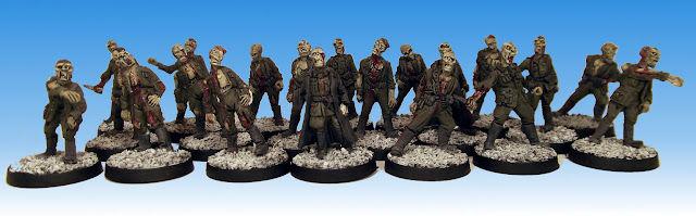 Miniatures for Roleplaying: West Wind Nazi Zombies Reviewed and Painted
