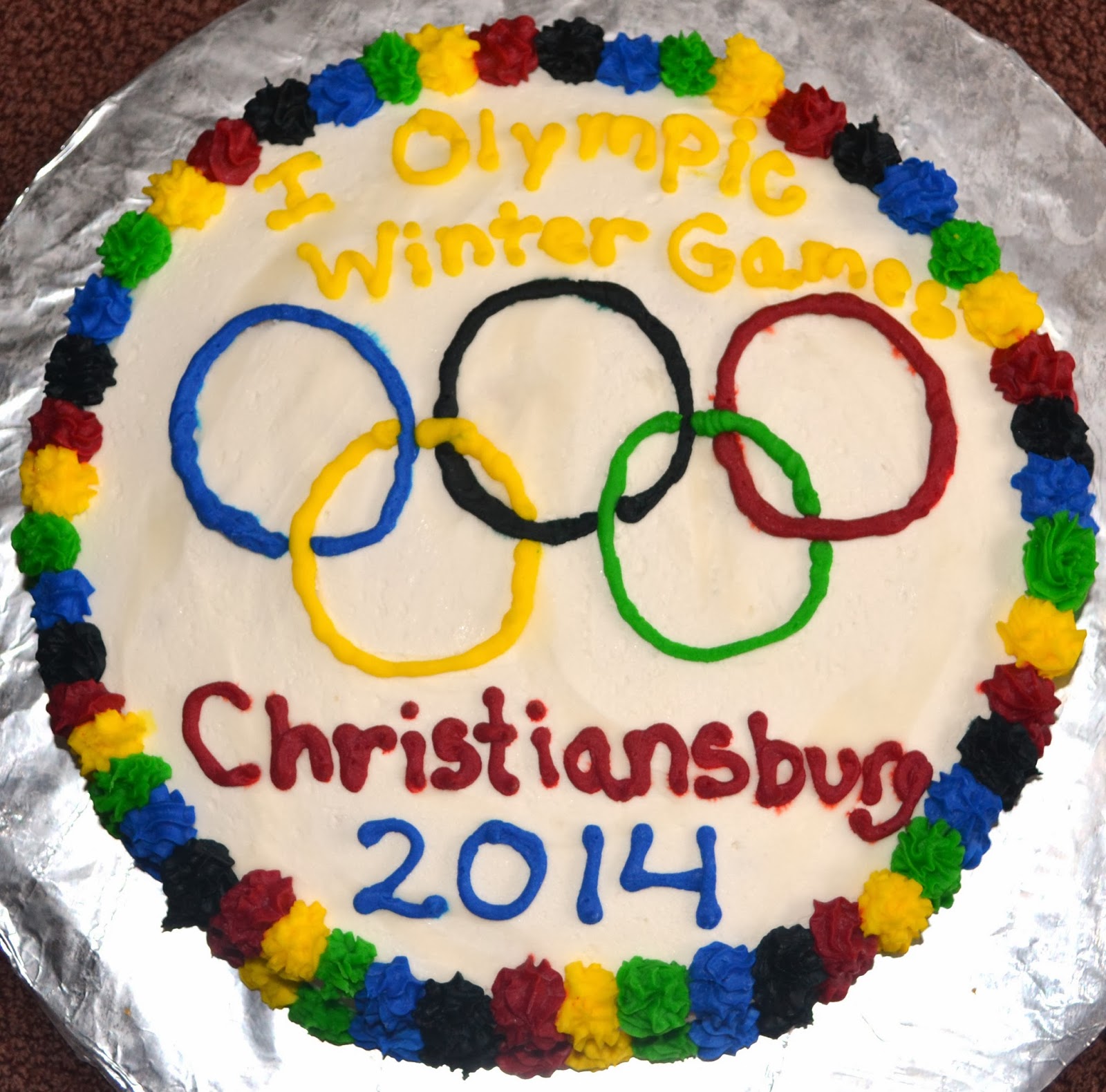 Affordable Cakes by Tiffany: Olympic Winter Games Cake