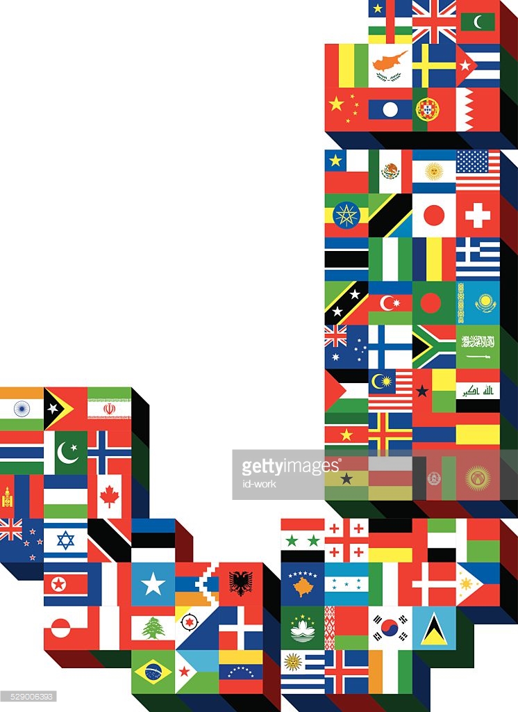 Heraldry of Life: ARTISTIC ALPHABET with Flags of the World
