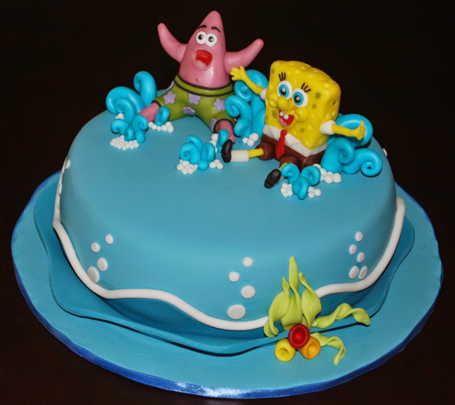 Torty Częstochowa: Tort Spongebob i Patryk (Spongebob cake)
