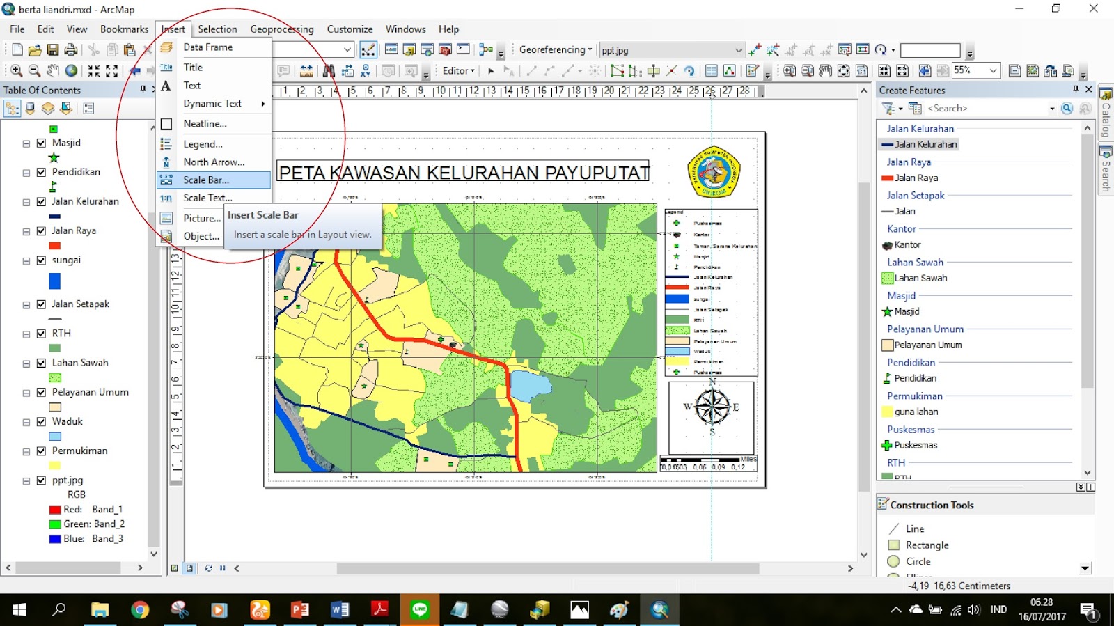 CARA PEMBUATAN PETA KAWASAN DENGAN SOFTWARE ARCGIS 10.3 - Artikelnyo ...